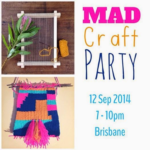 edward and lilly: MAD Craft Party: Weave it to me!