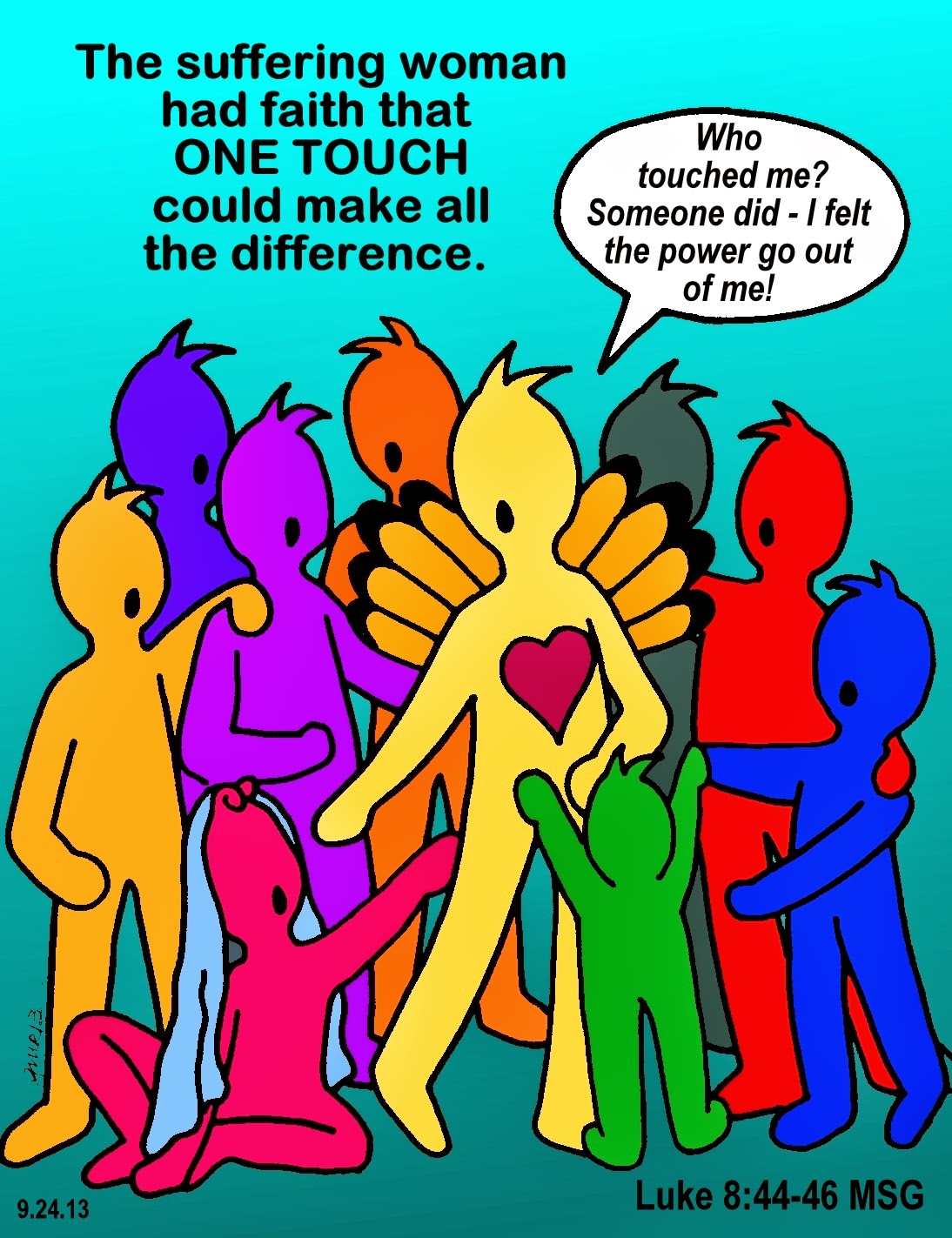 Scribbles, Scriptures, and the Spirit: GOSPEL OF LUKE - Chapter 8