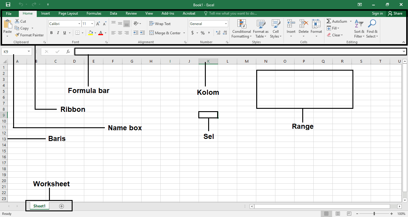 Pengenalan Dasar Microsoft Excel