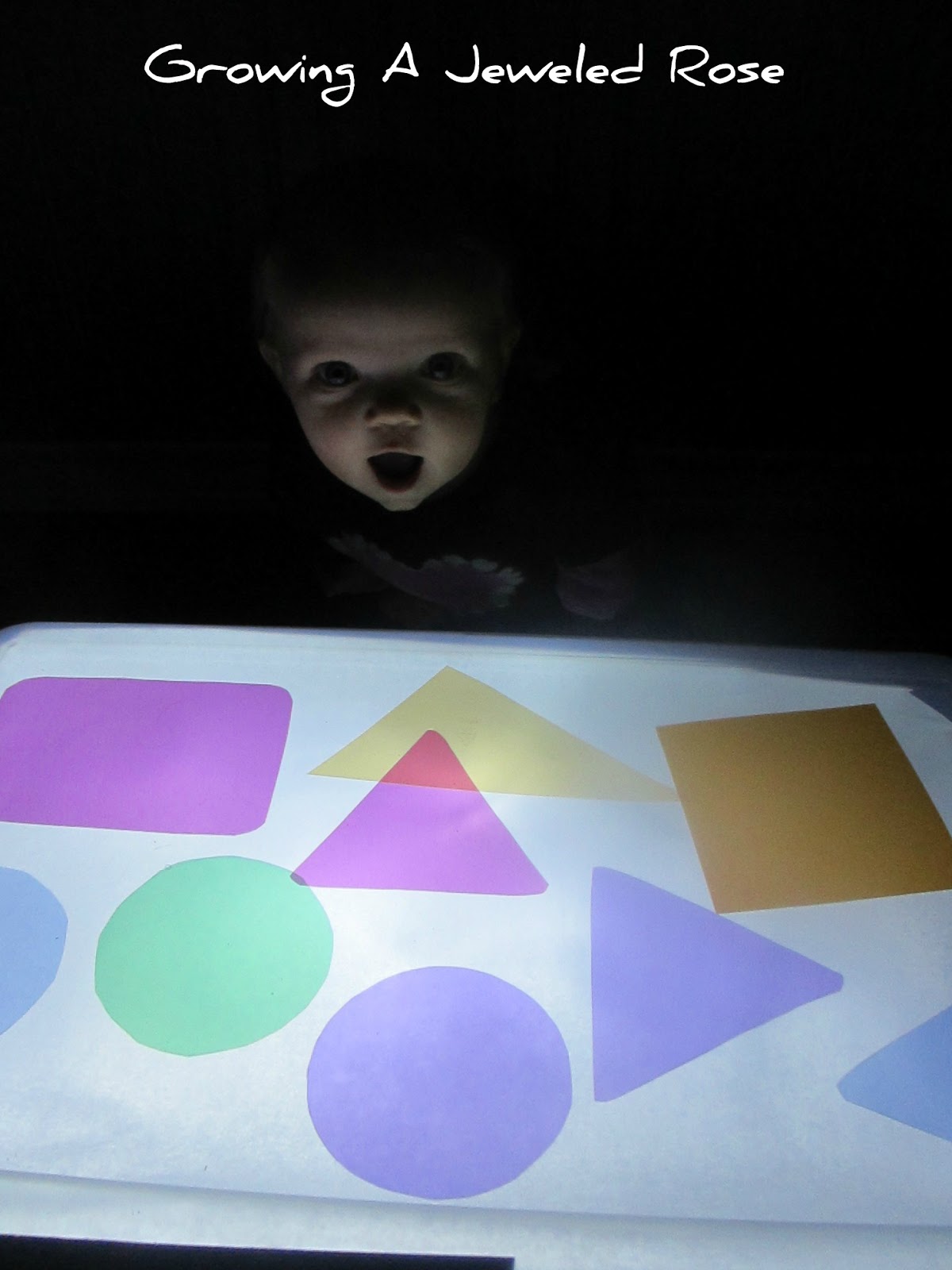 Do it Yourself Light Table & Shapes | Slime Kids