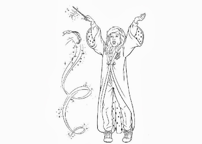 Hermione coloring pages | Free Coloring Pages and Coloring Books for Kids