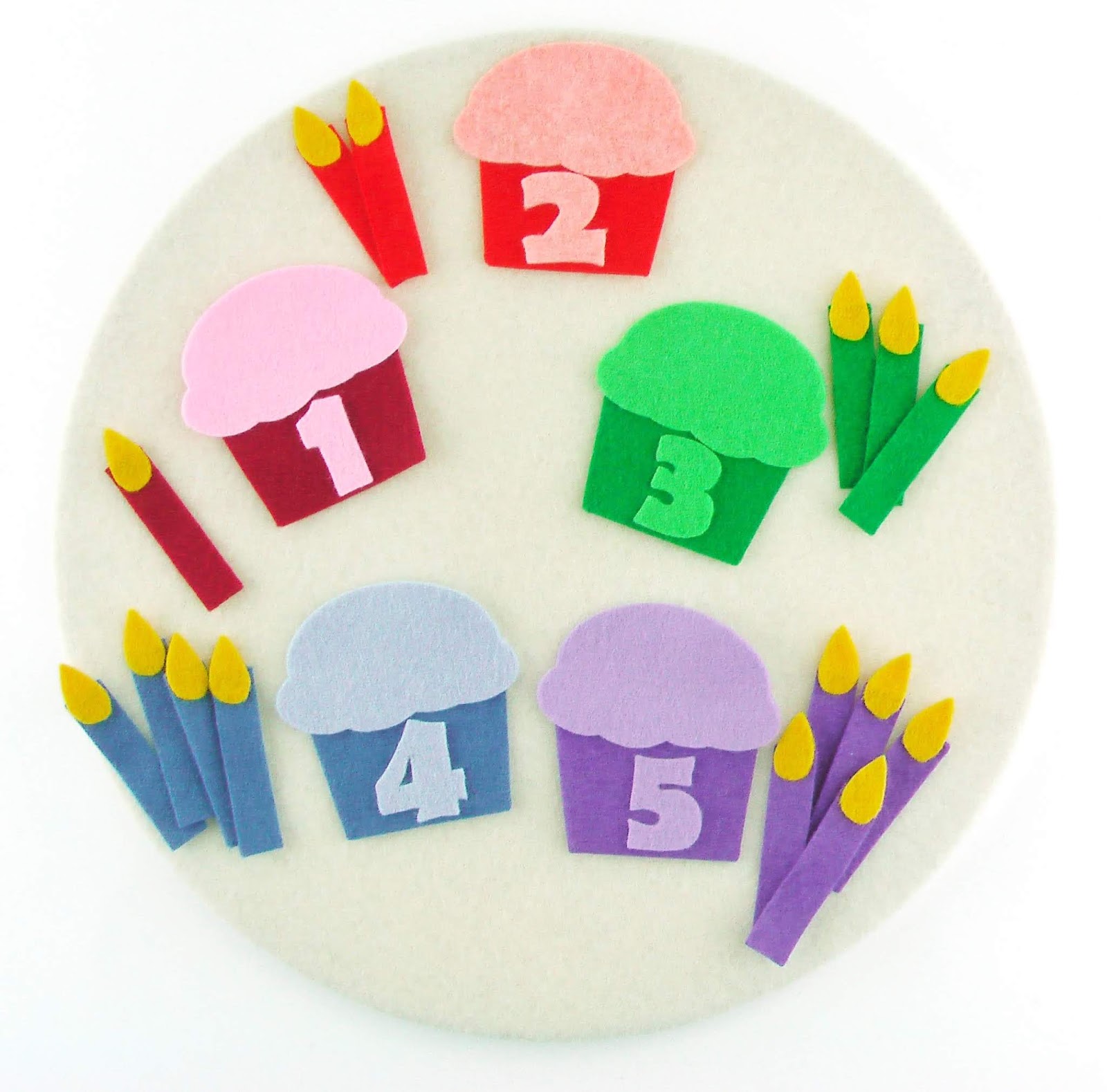 Flannel Board Fun: Counting Cupcakes!