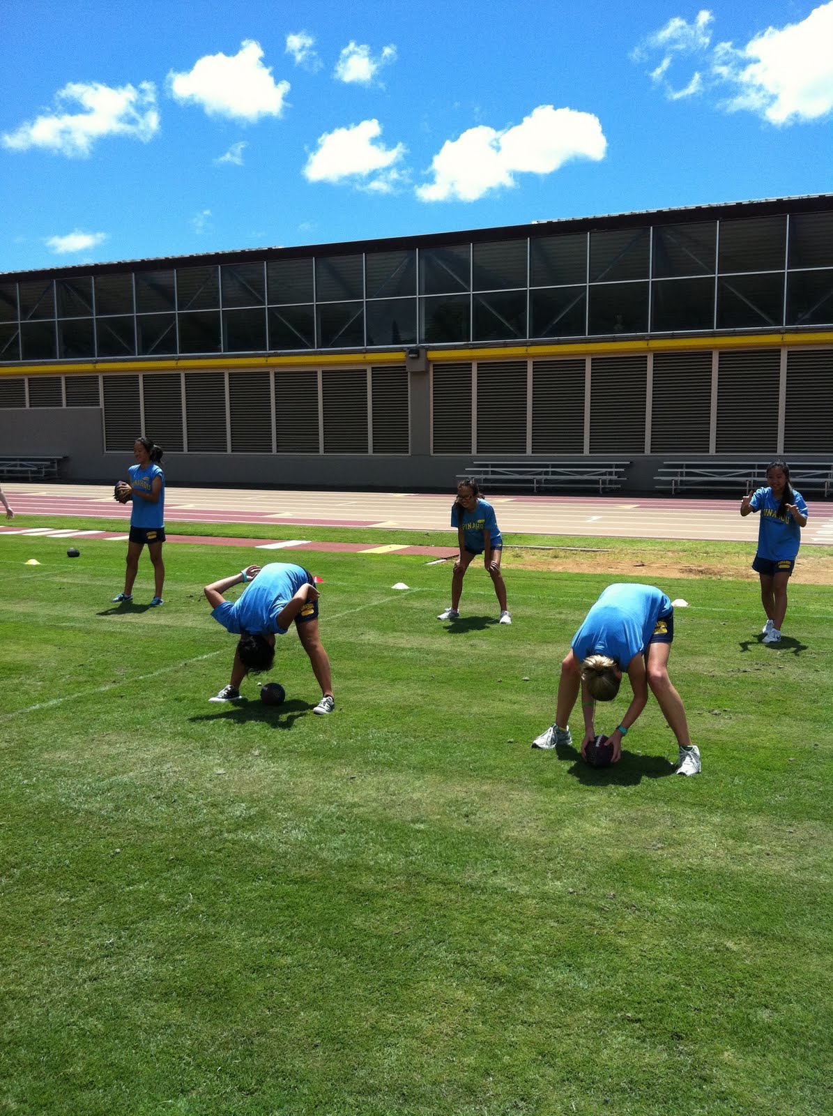Coolen's 7 & 8 Girls PE: 8th Grade Football!!