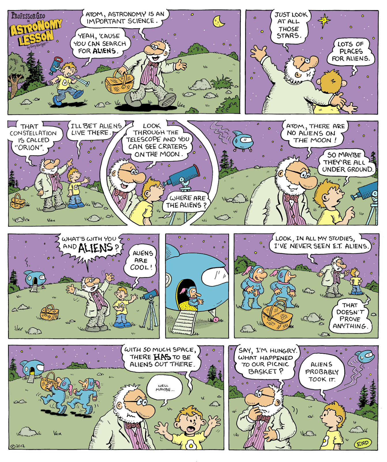 Welcome to Bright Side Up web comics.: Astronomy