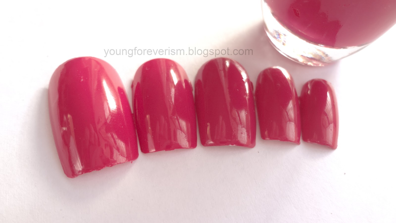 Young Foreverism: Hot red pink nails perfect for spring/summer with ...