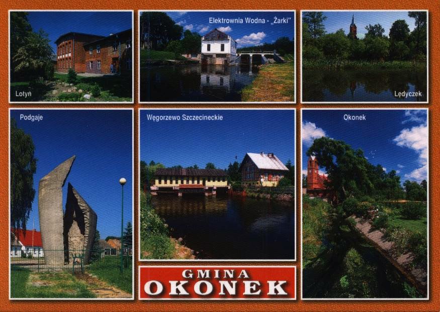 Świat pocztówek: Gmina Okonek