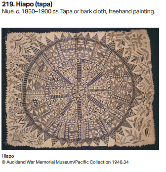 AP Art History 250: 219. Hiapo (tapa)