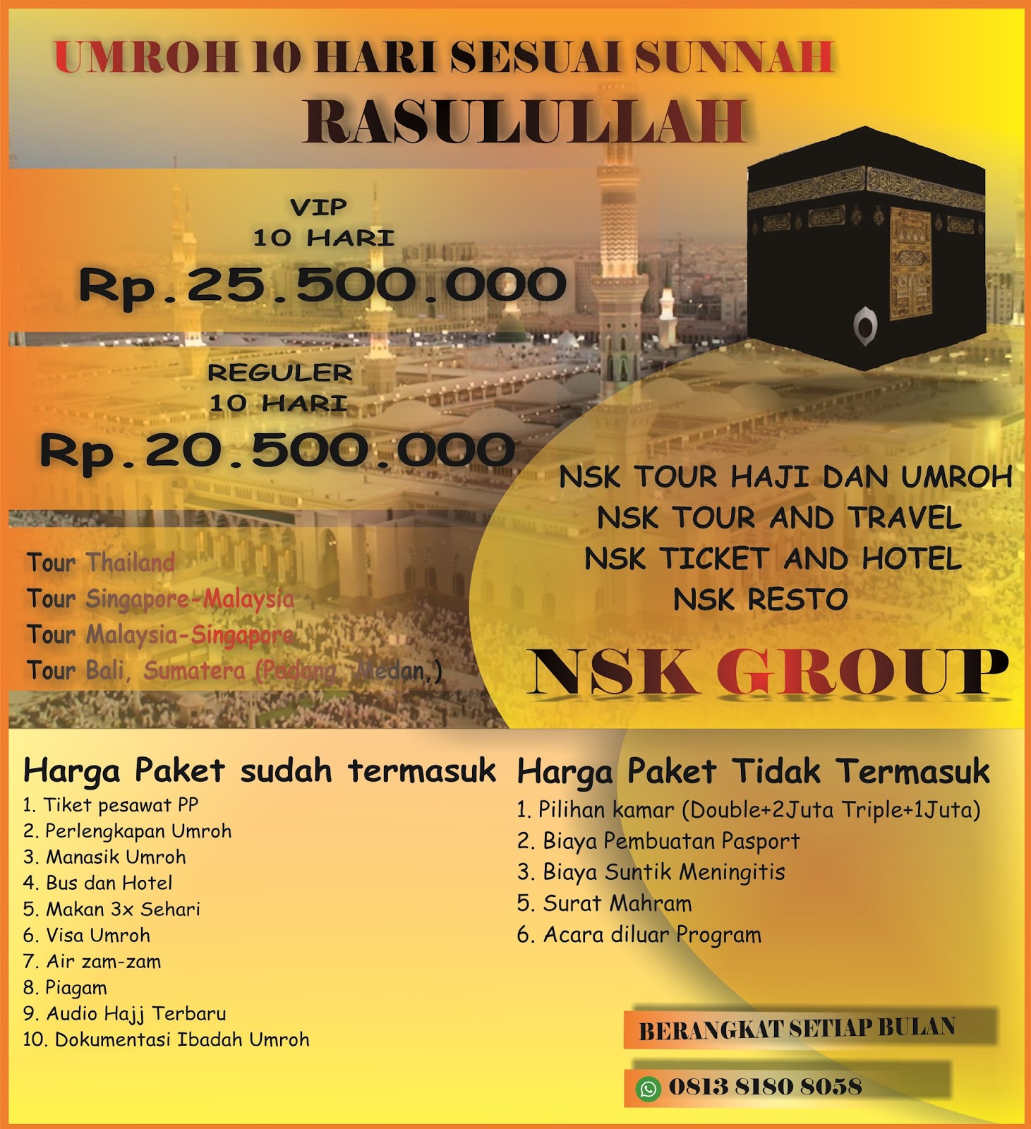 NSK TRAVEL HAJI DAN UMROH (NIAT SUCI KE-BAITULLAH)