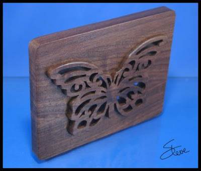 Scrollsaw Workshop: Butterfly Bevel Cut Scroll Saw Pattern.