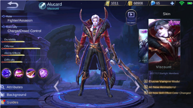 Complete Guide Mobile Legends: Hero Alucard ~ Games RPG Maker