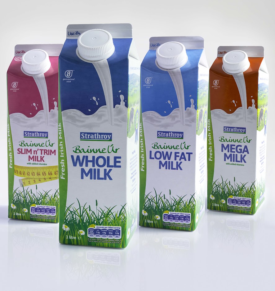 Bainne Úr - Fresh Irish Milk on Packaging of the World - Creative ...