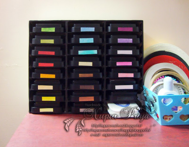 nupur creatives: Distress Ink Pad Storage Unit