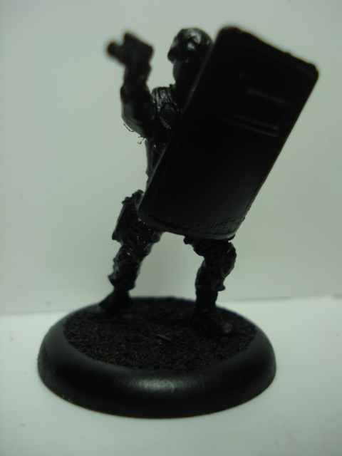 GMorts Chaotica: Knight Models - Commissioner Gordon +SWAT Team