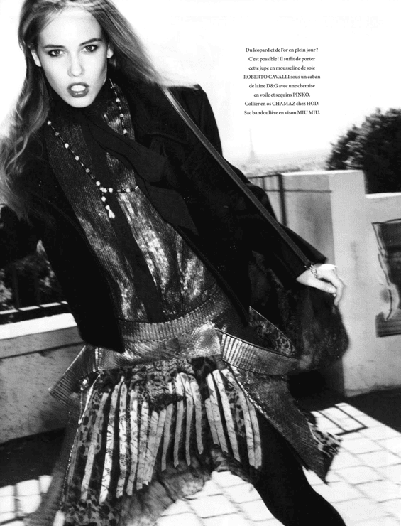 Michelle Schermer for L'Officiel Paris August 2011 by Thomas Nutzl