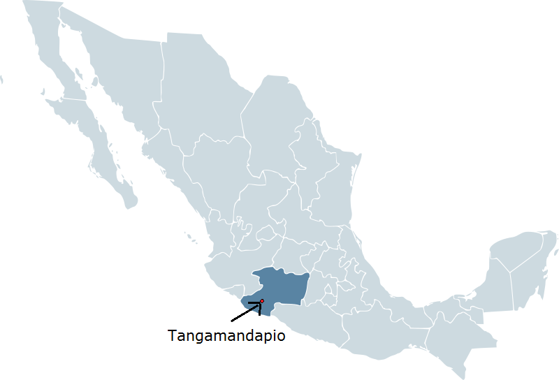 Mundo Maps: Tangamandapio, Santiago Tangamandapio