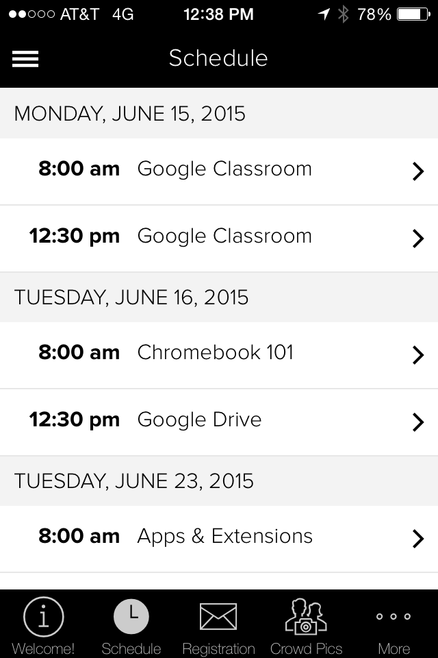 The Compelled Educator: How to Organize Summer PD Sessions in a Free App