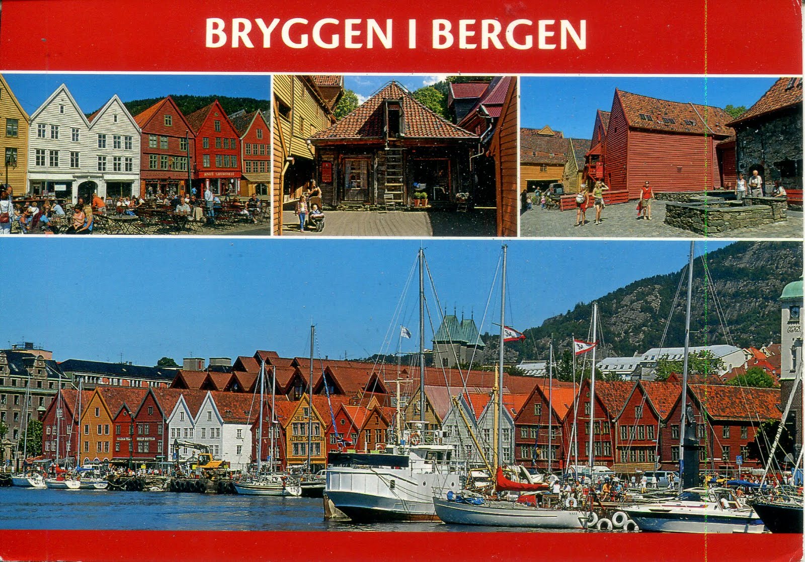 collect ROC: Norway Postcard: Bryggen I Bergen