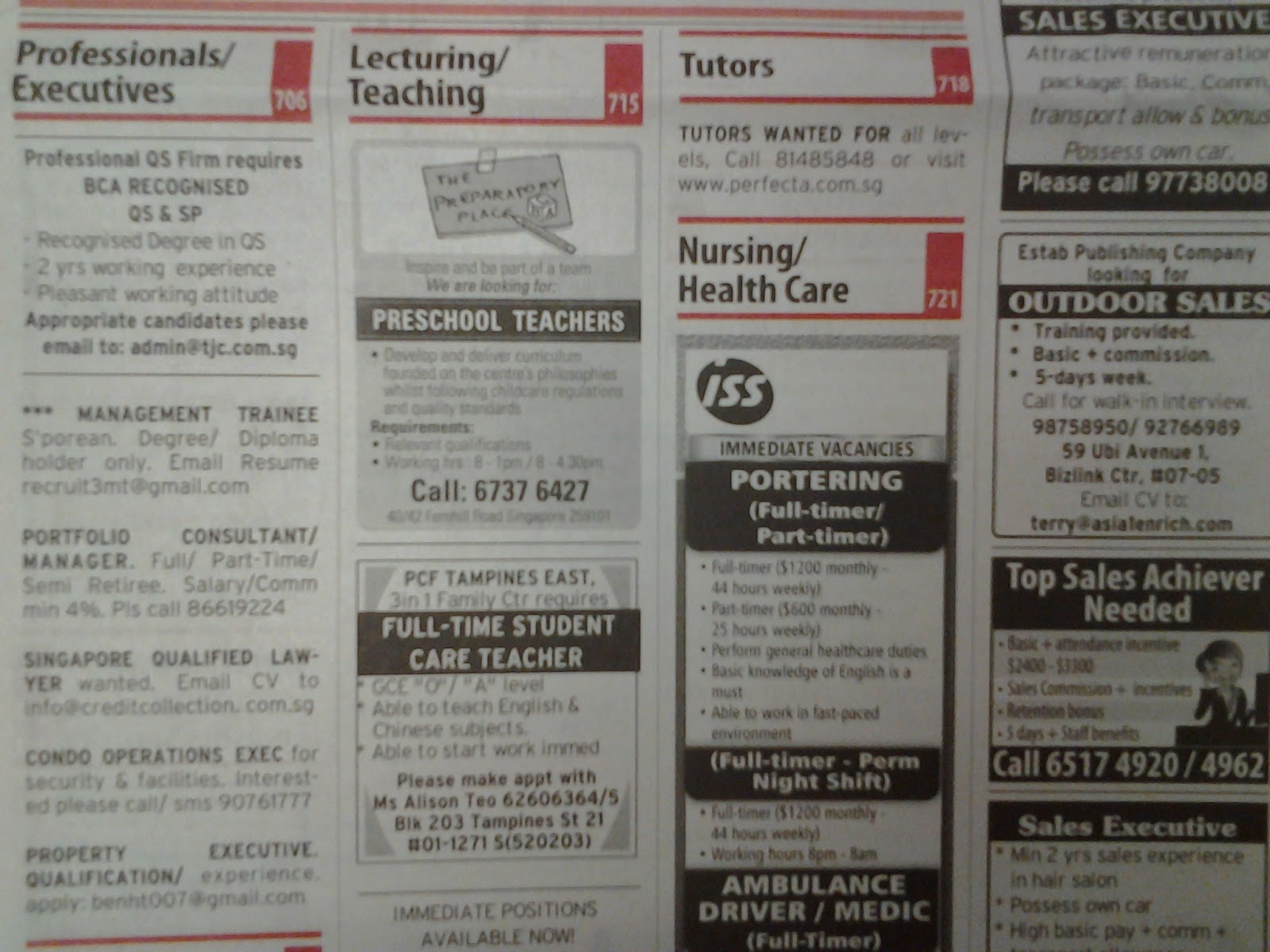 Job Advertisement and Scholarship Info in Singapore/Asia: Job Ads from ...