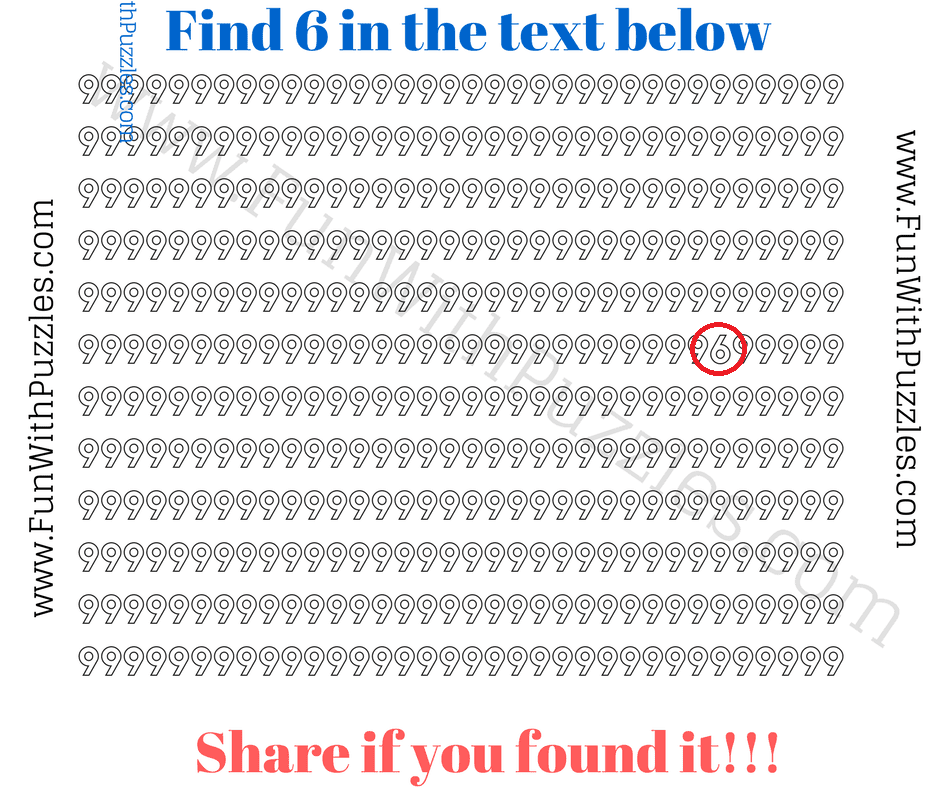 Mind Test Picture Puzzle with an Answer