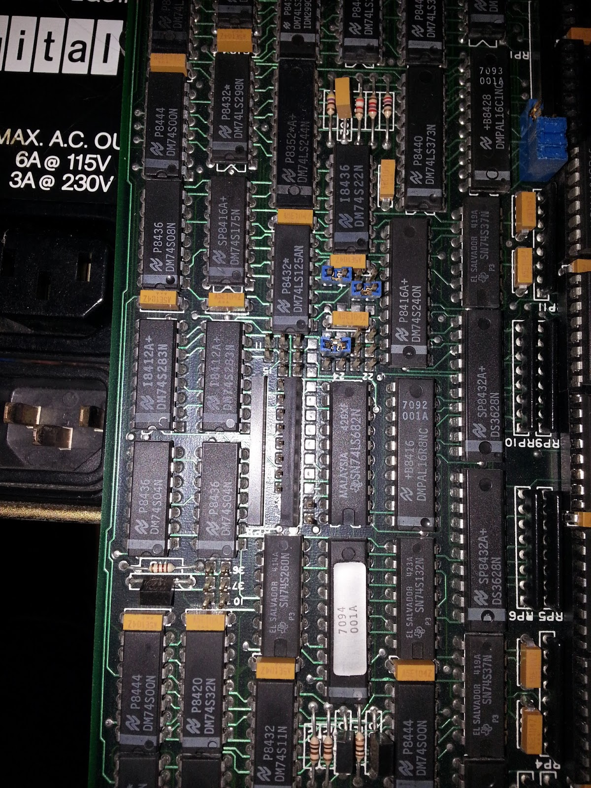 Jim's collections: PDP 11/23 system 768K (256K + 512K) memory, cables