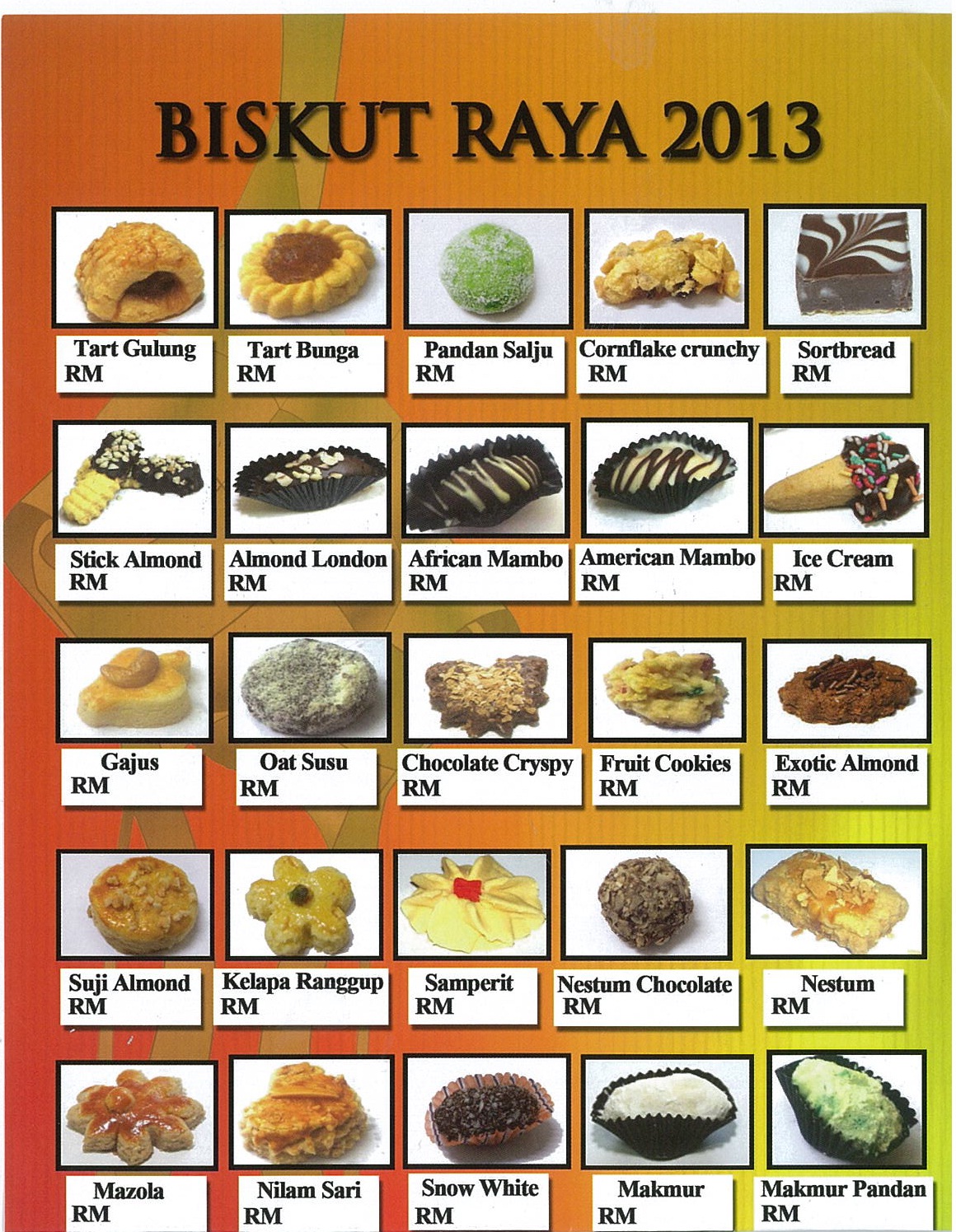 Hanya Yang Terbaik Untuk Mu!!!: Tempahan Kuih Raya