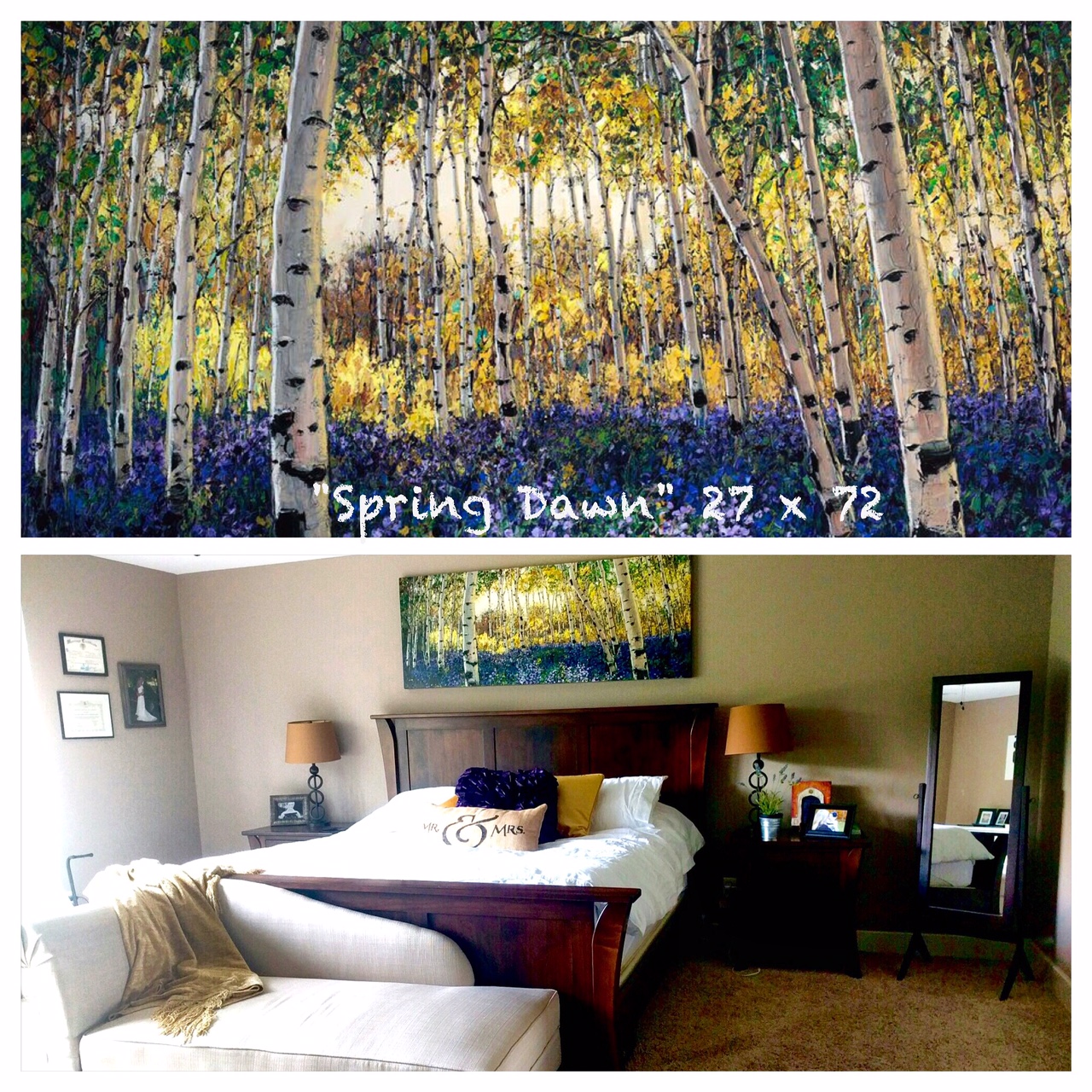 Aspen Paintings by Contemporary Aspen Artist Jennifer Vranes, Birch ...