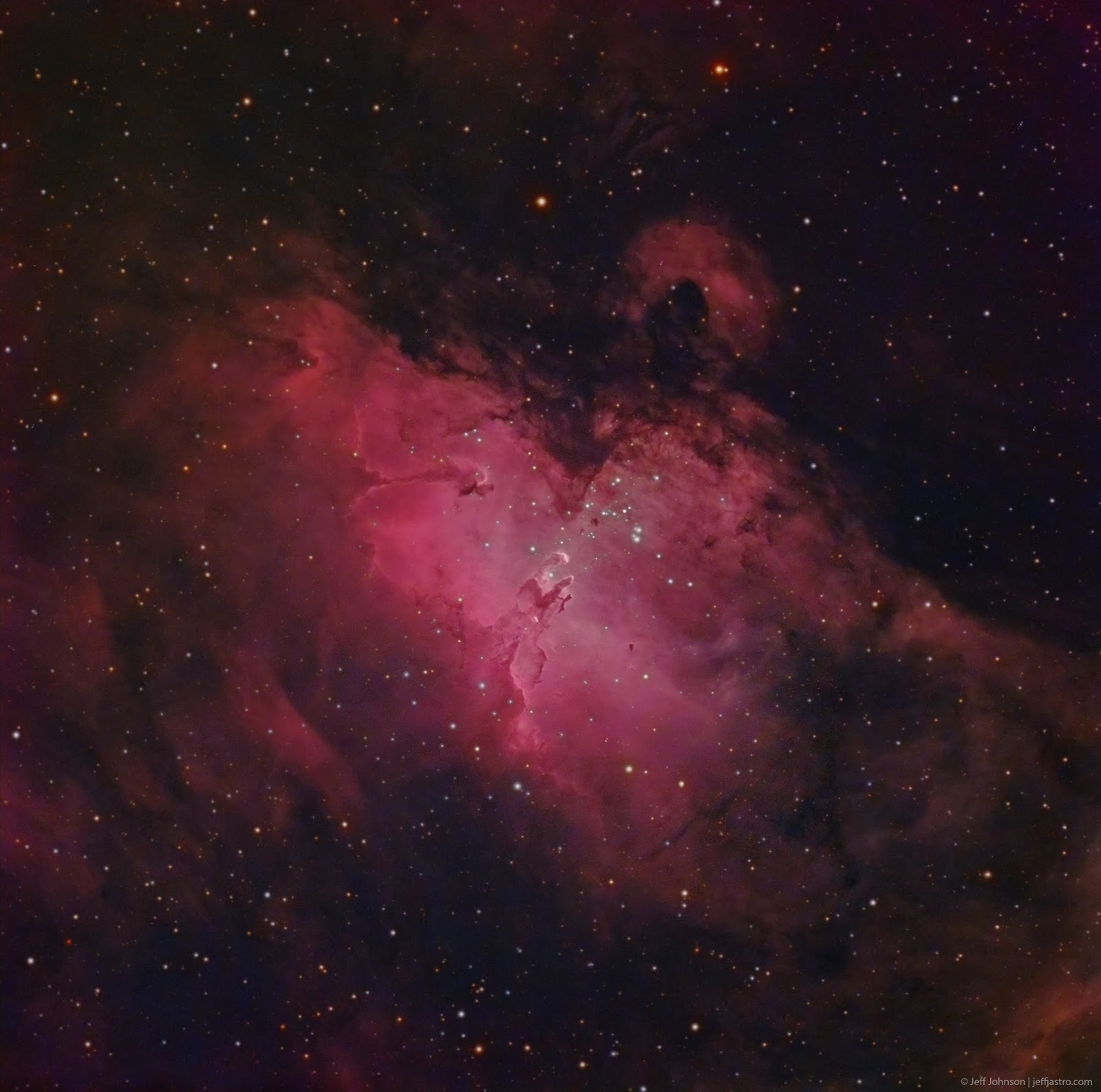 jeffj astronomy: M16 - Eagle Nebula ("Pillars of Creation")