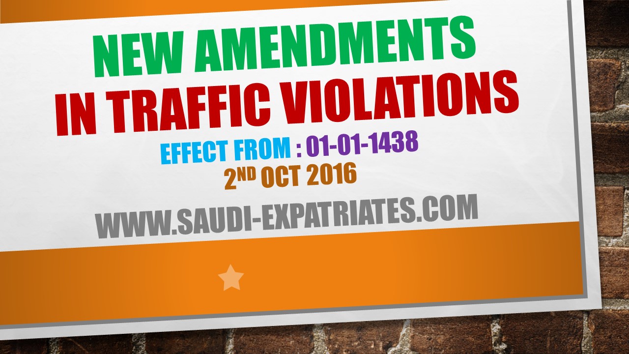 NEW PENALTIES FOR TRAFFIC VIOLATIONS