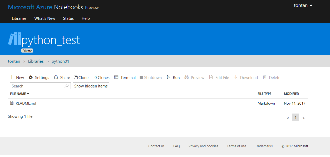 ใช้ Jupyter Notebook ออนไลน์ฟรีด้วย Microsoft Azure Notebooks ~ Python 3