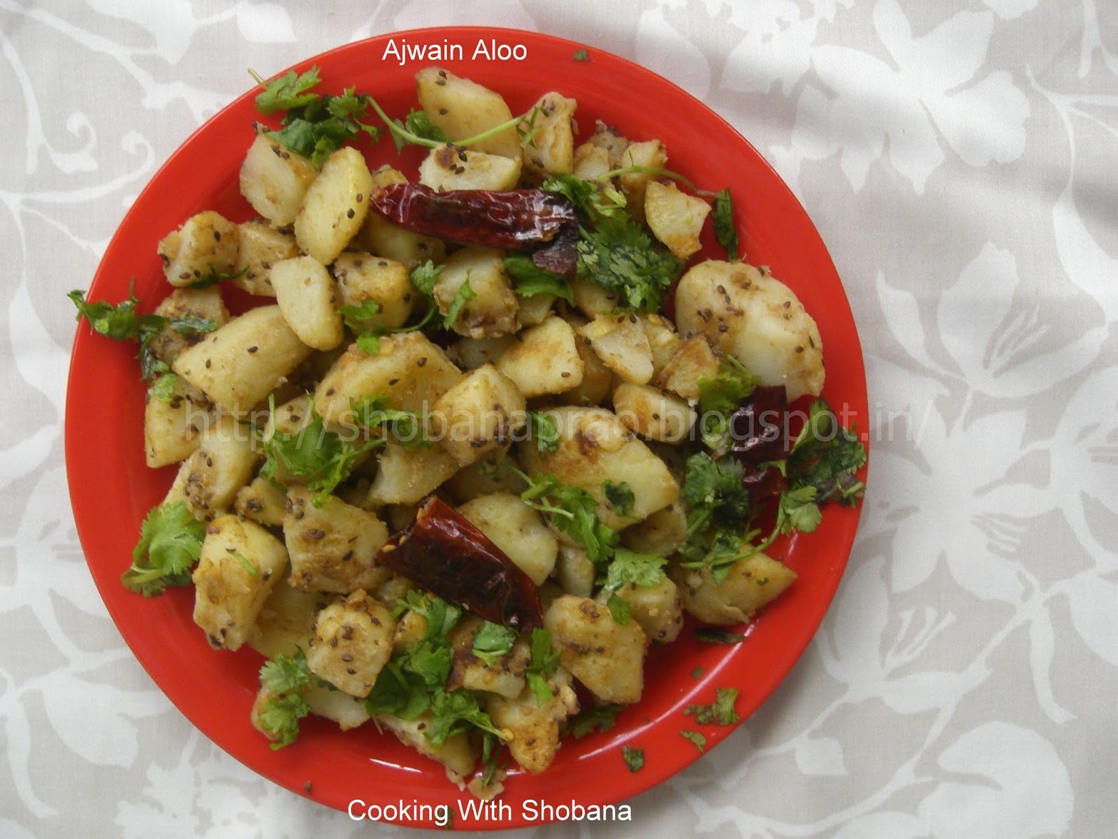 Cooking With Shobana : AJWANI ALOO: POTATOES WITH CAROM SEEDS
