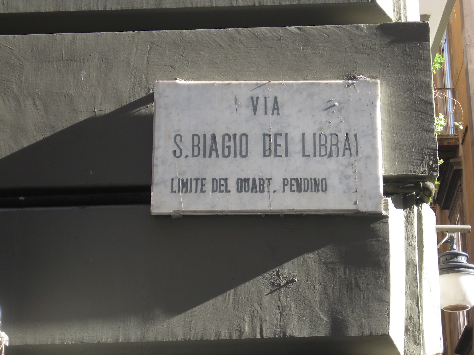 Le voci di dentro: Luoghi. San Biagio dei Librai