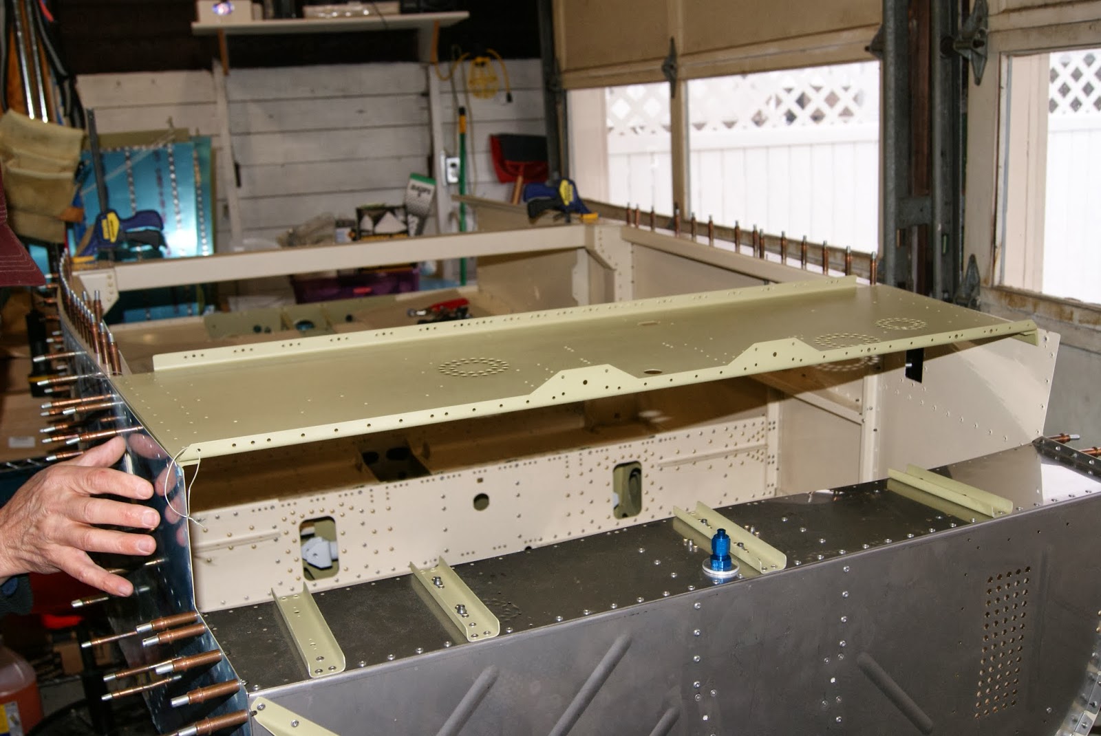 DOG Aviation John's RV-12 Blog: Match Drilling The RV-12’s Longerons Begins