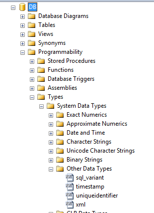 How to use SQL_VARIANT, TimeStamp, UniqueIdentifier and XML datatypes ...