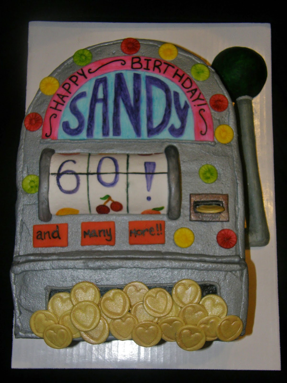 Mrs. Lydia's Kitchen: Slot Machine Birthday Cake