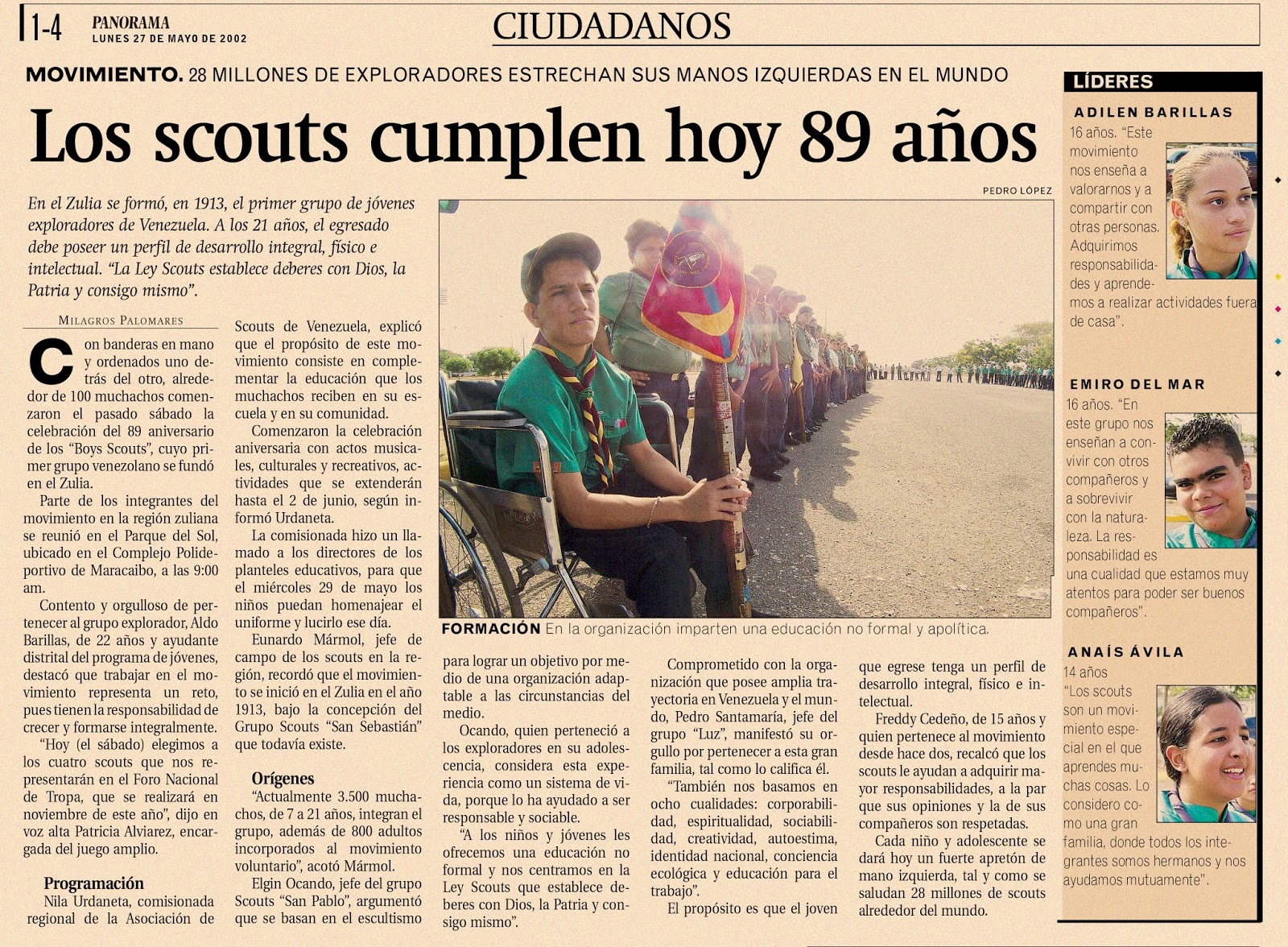 Museo Virtual Scouts Venezuela: Los scouts cumplen hoy 89 años