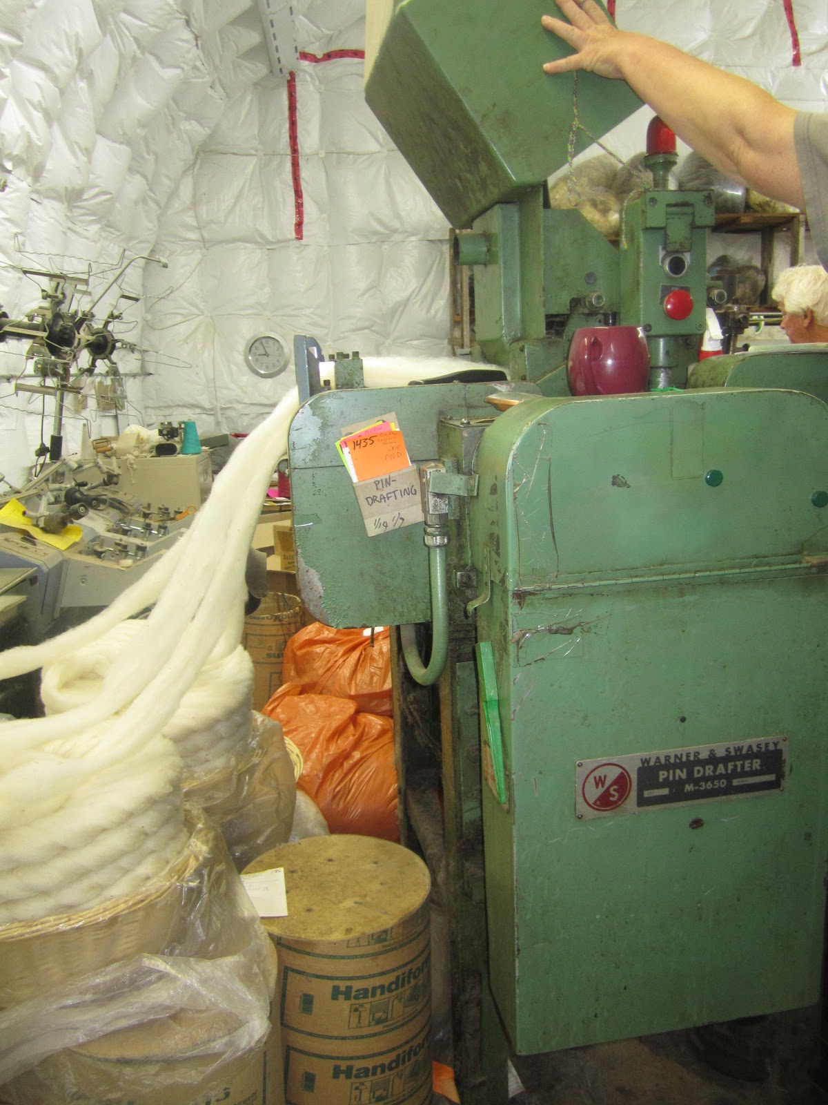 Smith and Ewe, fibre dyer and handspinner: Visit at Qualicum Bay Fibre ...