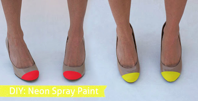 Hola ático: DIY Color Block Shoes
