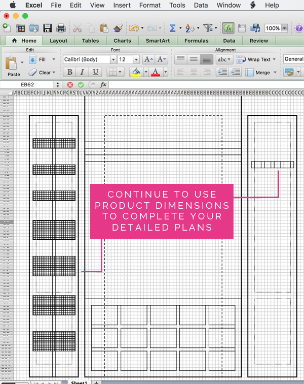 IHeart Organizing: How To: Plan a Project Using Microsoft Excel