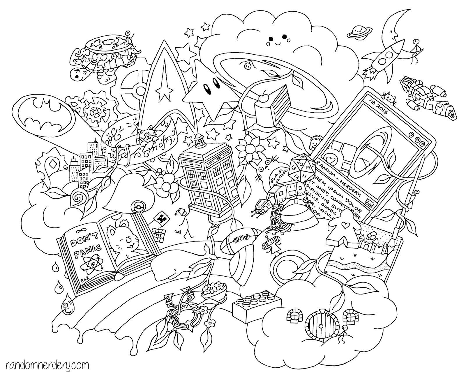 Random Nerdery: Scribble - Anatomy of a Geek Doodle