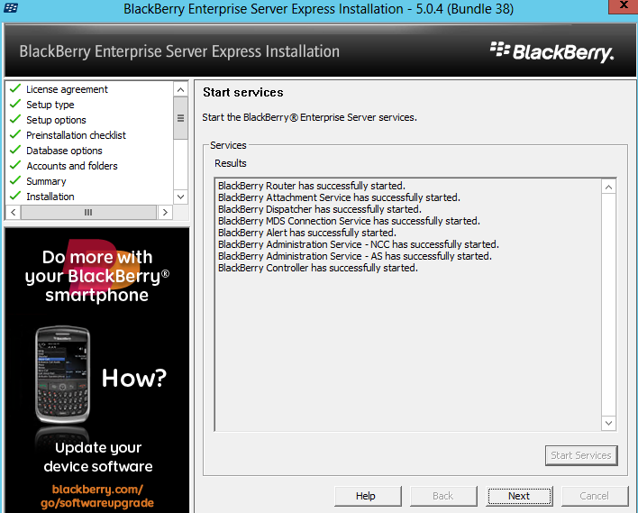 A Day in The Life of an Exchange Guy: Installing BES Express 5.0.4 on ...