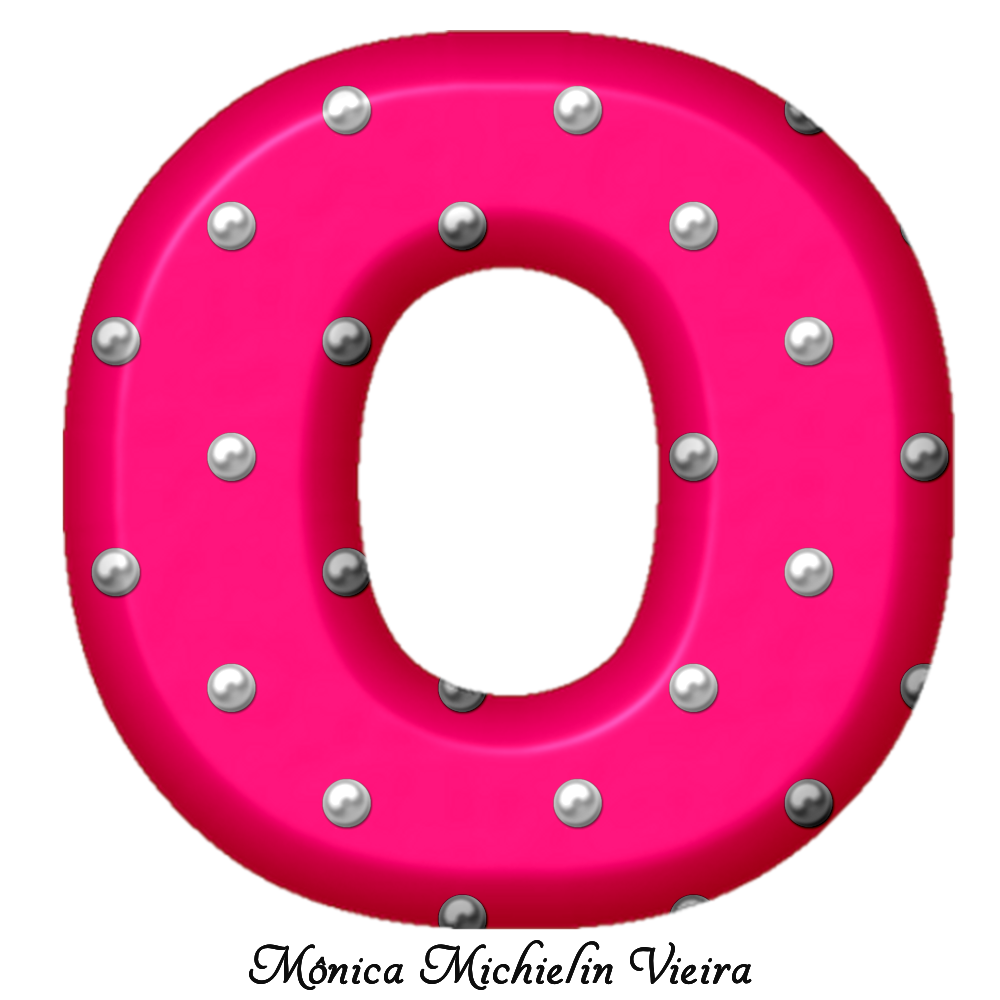M. Michielin Alphabets: ALFABETO COR DE ROSA , PINK ALPHABET PEARLS , # ...