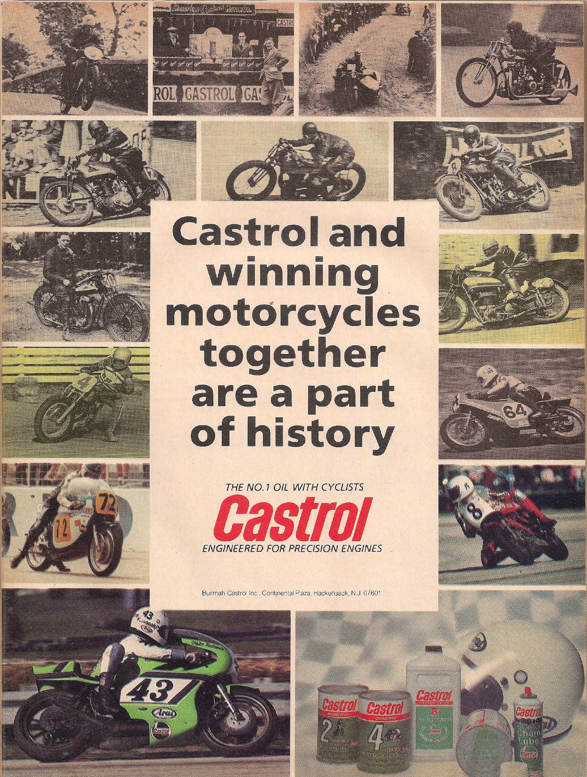 Racing Cafè: Vintage Brochures: Castrol (Usa)