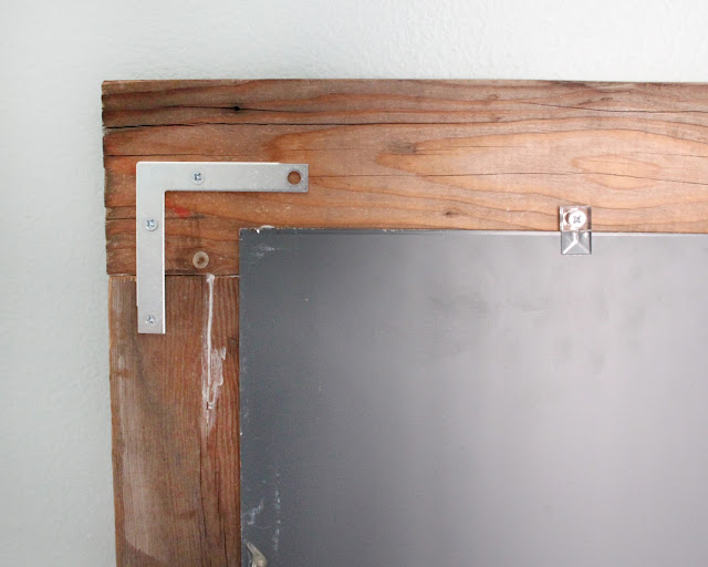creatively christy: DIY Reclaimed Wood Framed Mirror