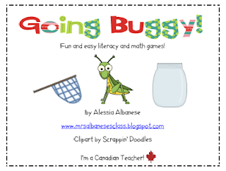 Going Buggy and a {FREEBIE!} | Mrs. Albanese's Kindergarten Class