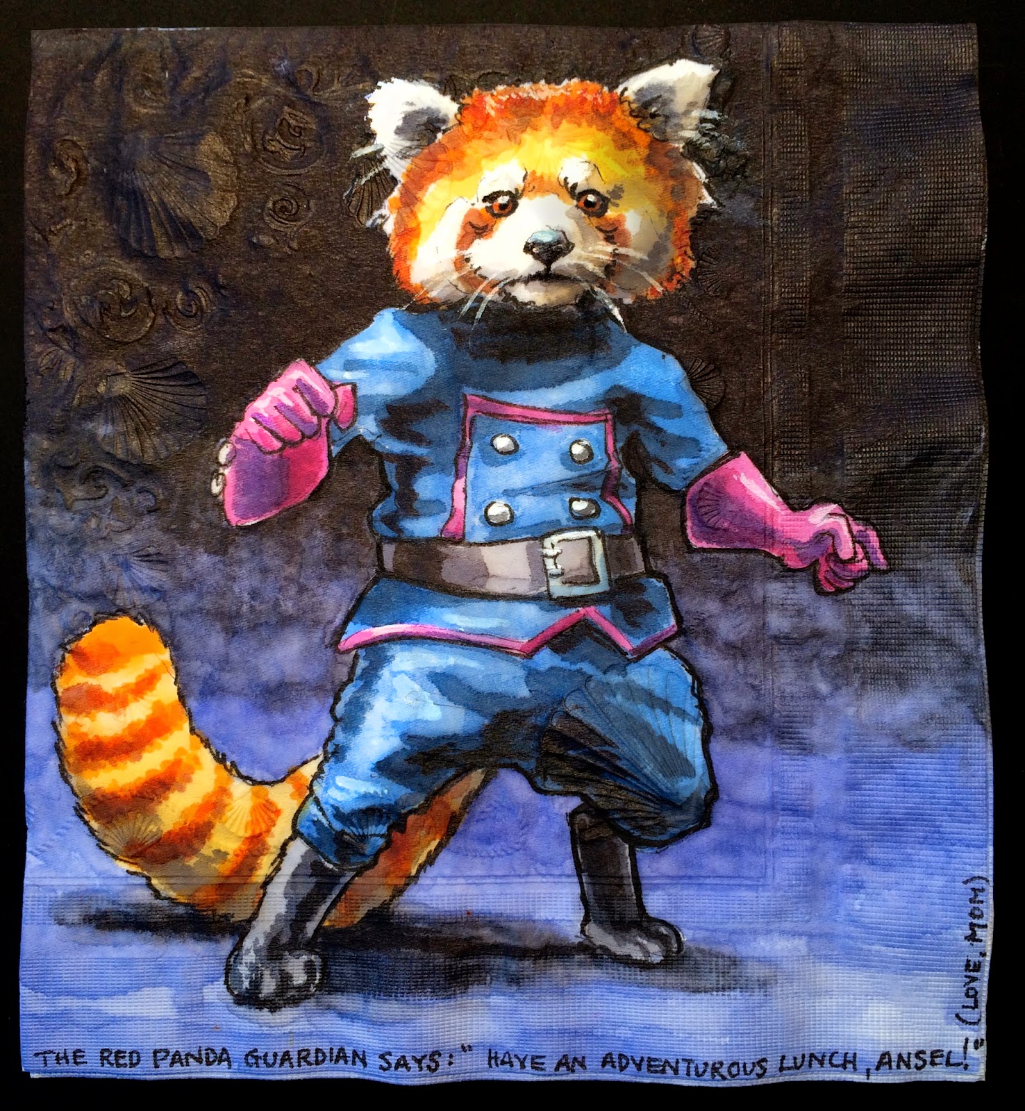 Red Panda in Rocket Raccoon's Uniform : r/redpandas