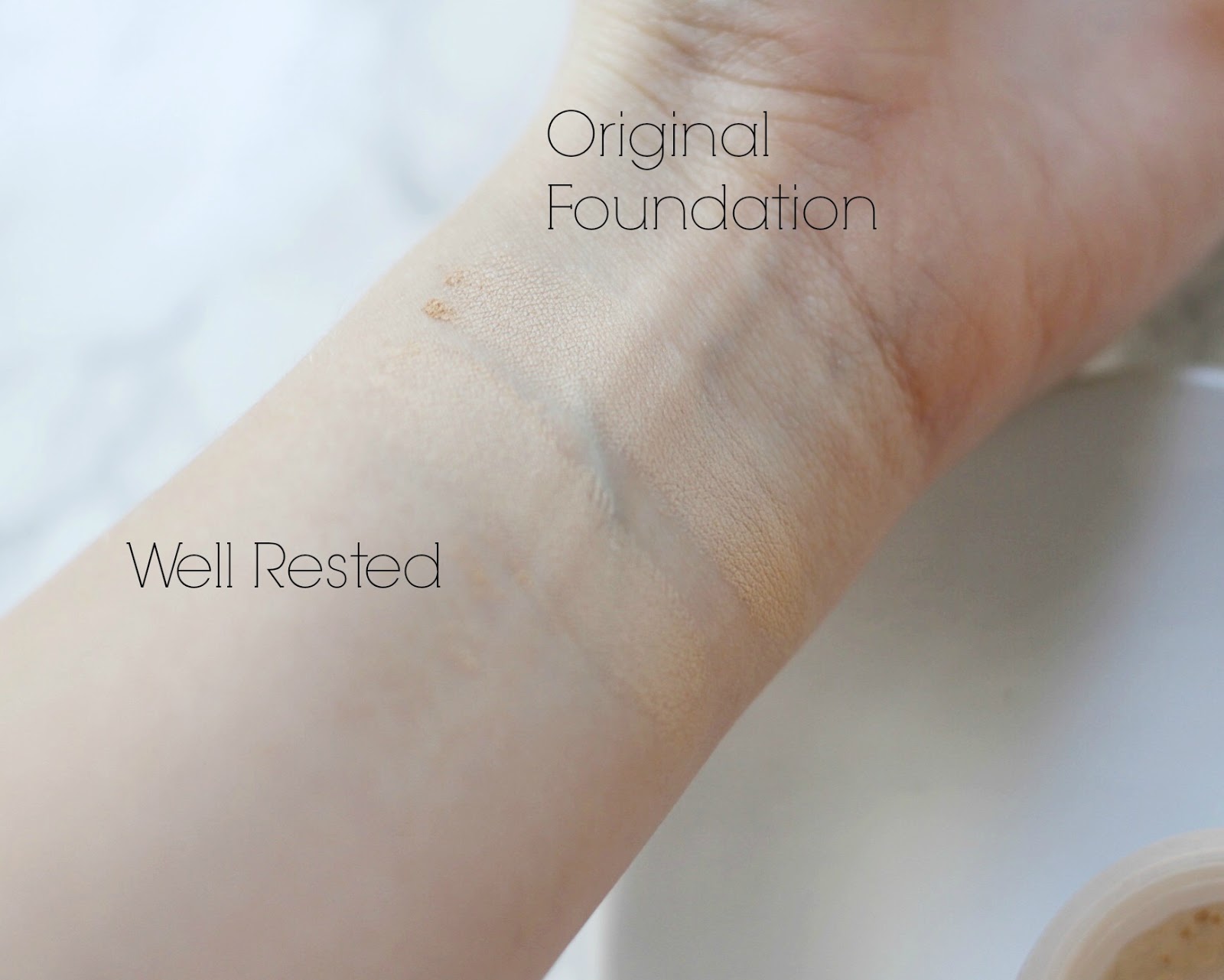 xolucy: Bare minerals - Well Rested Conceler + Original foundation