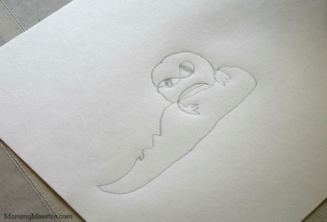 Mommy Maestra: MommyMaestra Summer of Fun: Continuous Line Art