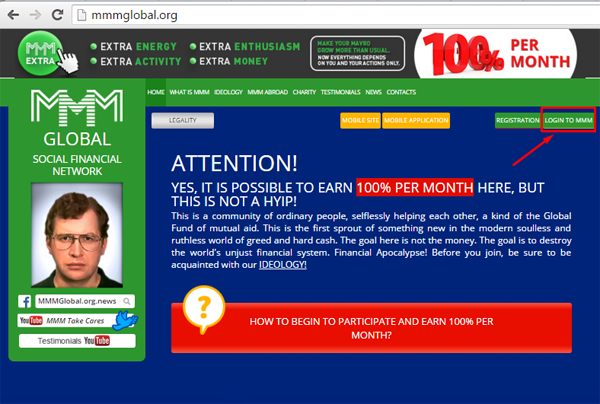 How to login into your MMM Personal Office ~ MMM-Analysis Updates