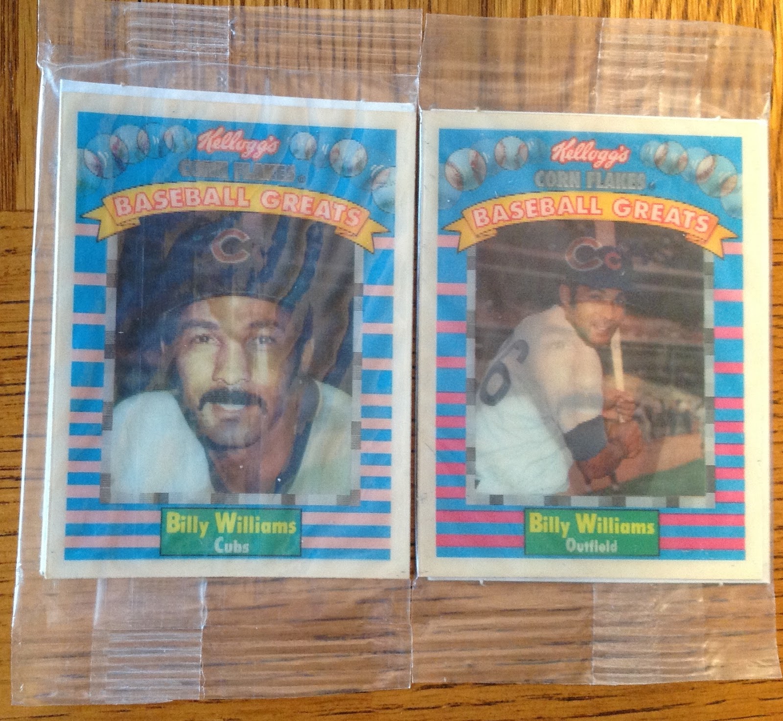 Run-Fore!-Kellogg's Baseball Cards: 1991 Kellogg's Billy WIlliams