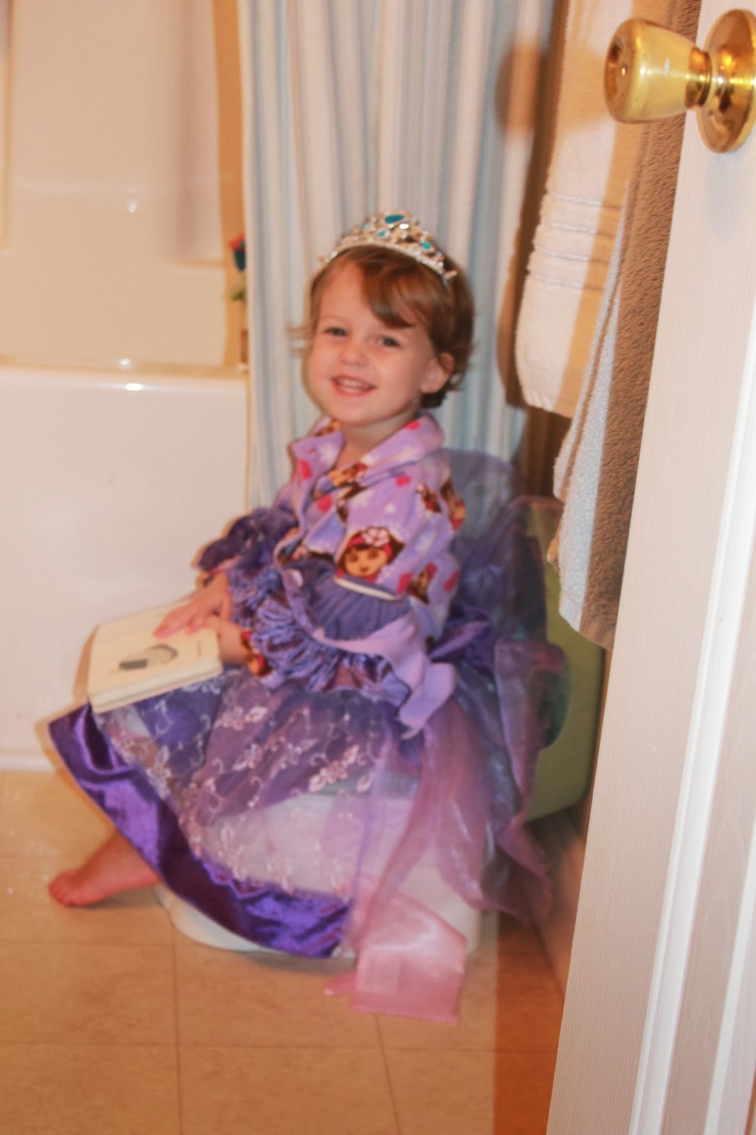 from the corner of my couch: Potty Princess